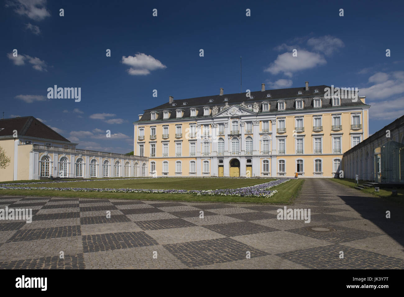 Germany, Nordrhein-Westfalen, Brühl, Schloss Augustusburg castle, built ...