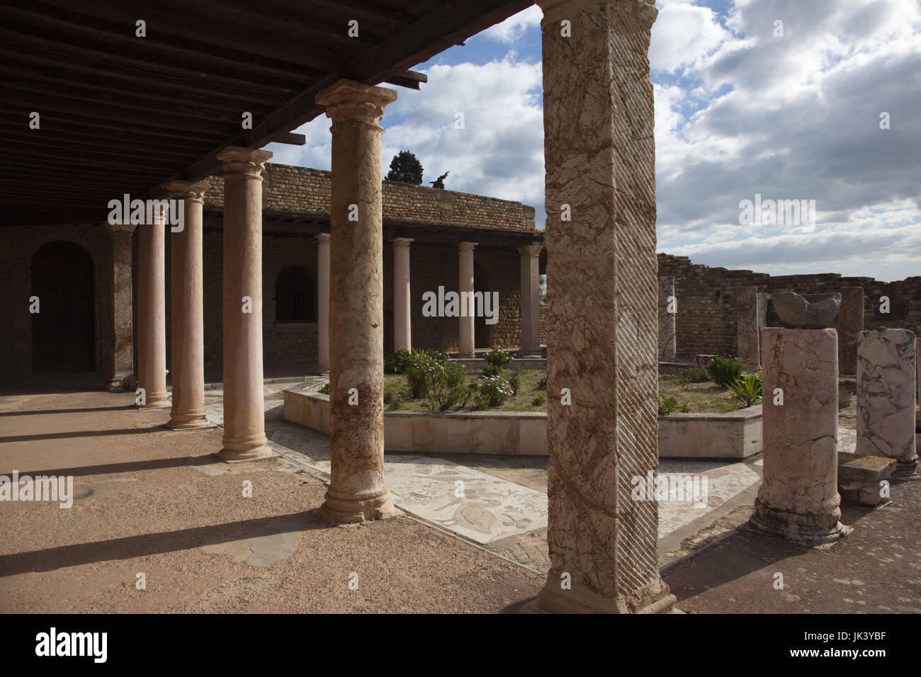 Tunisia, Tunis, Carthage, ruins of Roman-era Villas Stock Photo - Alamy