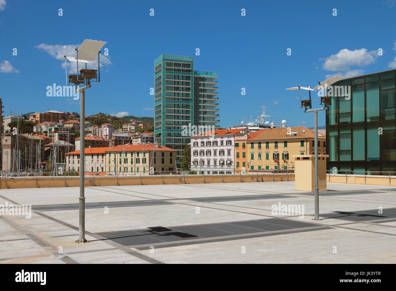 City around cruise port. Savona, Italy Stock Photo - Alamy