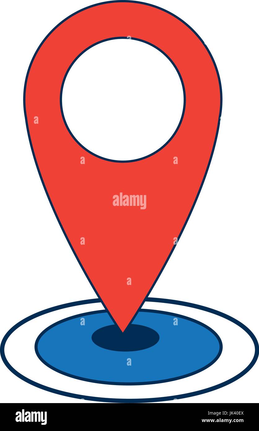pointer map location navigation gps icon Stock Vector Image & Art - Alamy