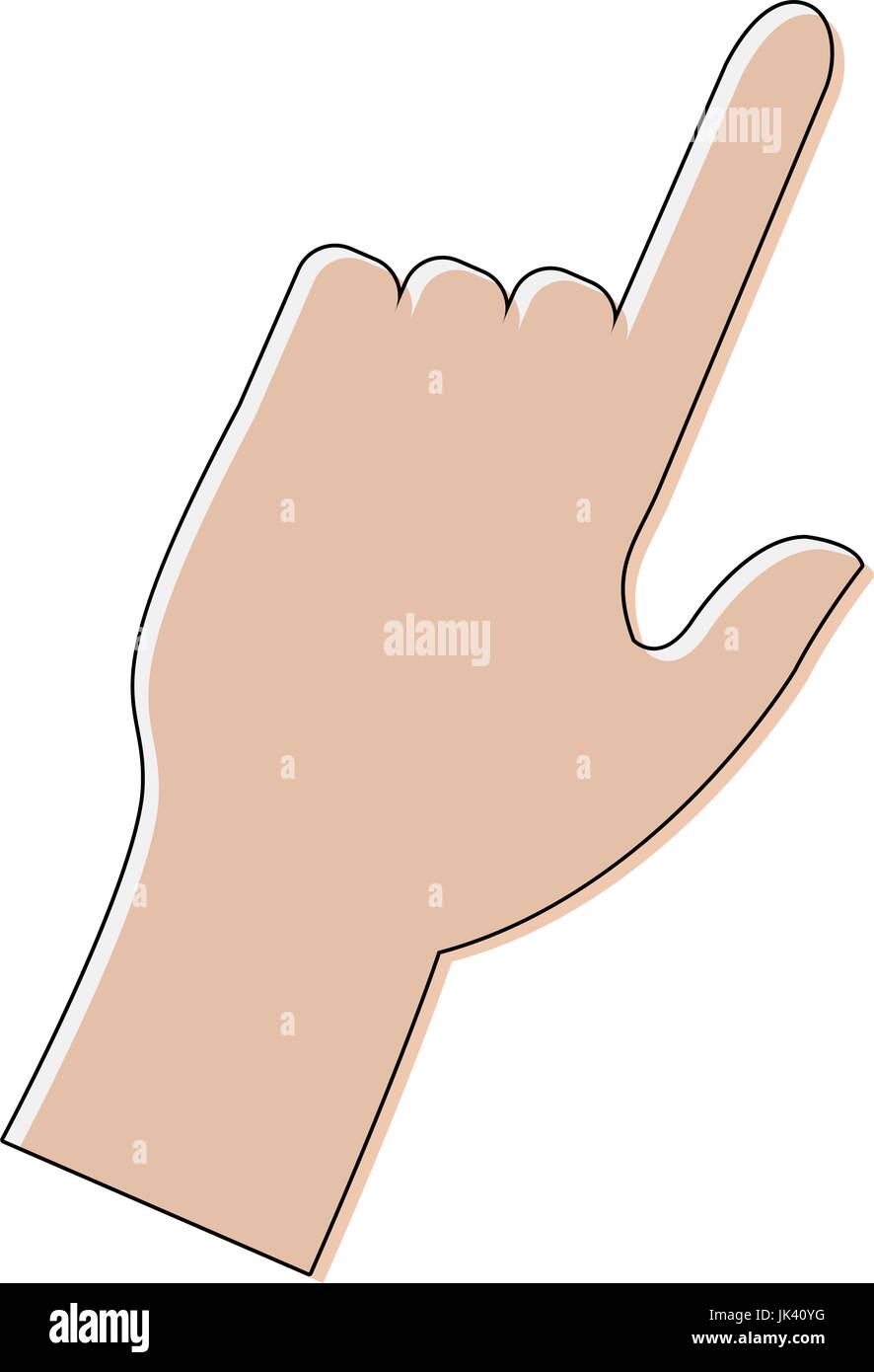 click hand icon pointer finger cursor Stock Vector Image & Art - Alamy