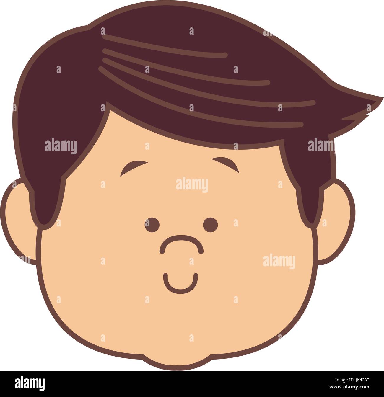 man character head face smiling cartoon Stock Vector Image & Art - Alamy