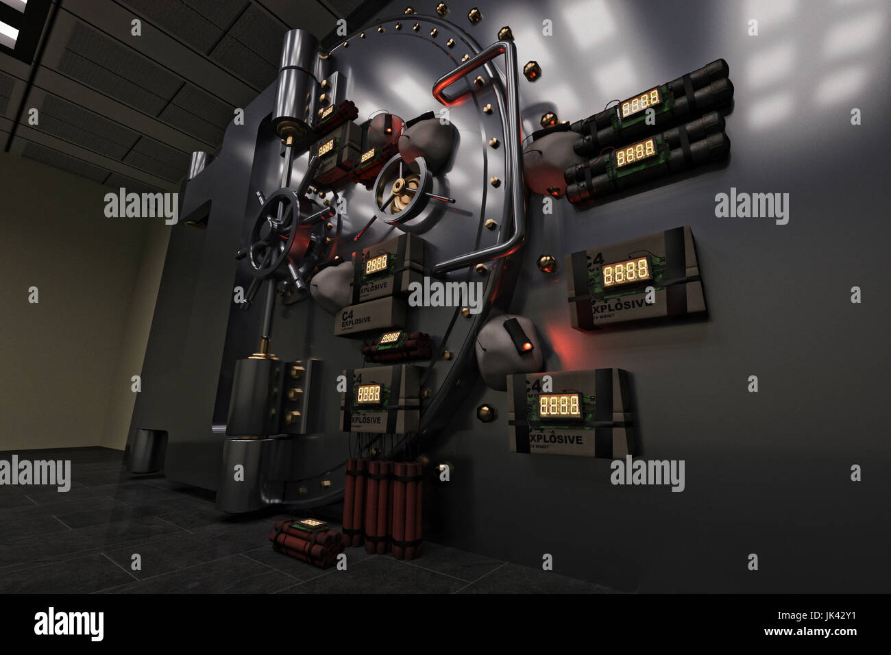 Vault door hi-res stock photography and images - Alamy