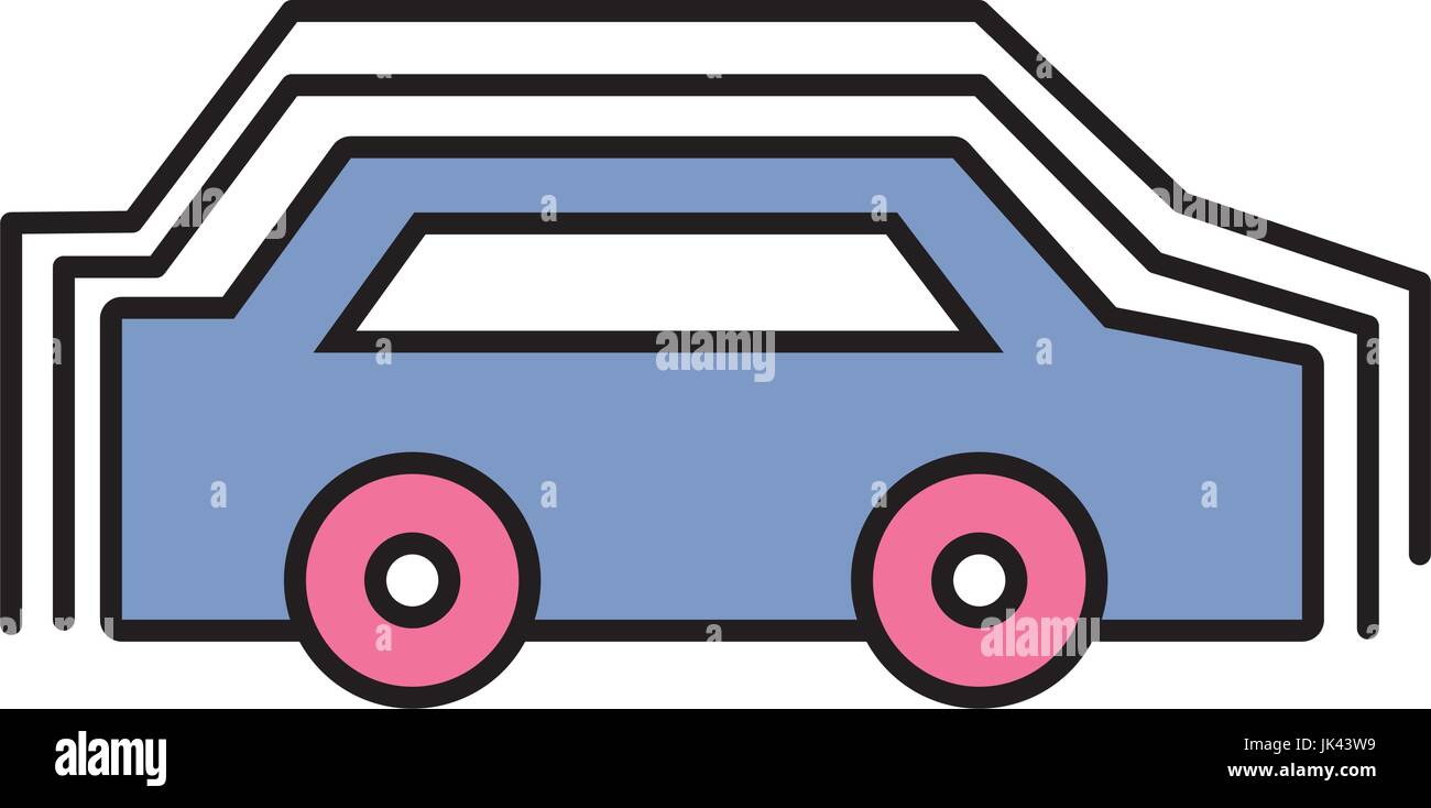 normal car to transportation and modern style Stock Vector Image & Art ...