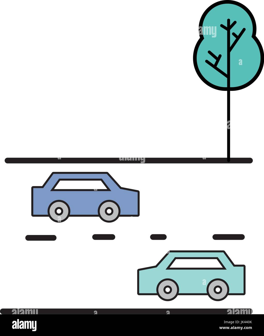 Via transportation Stock Vector Images - Alamy