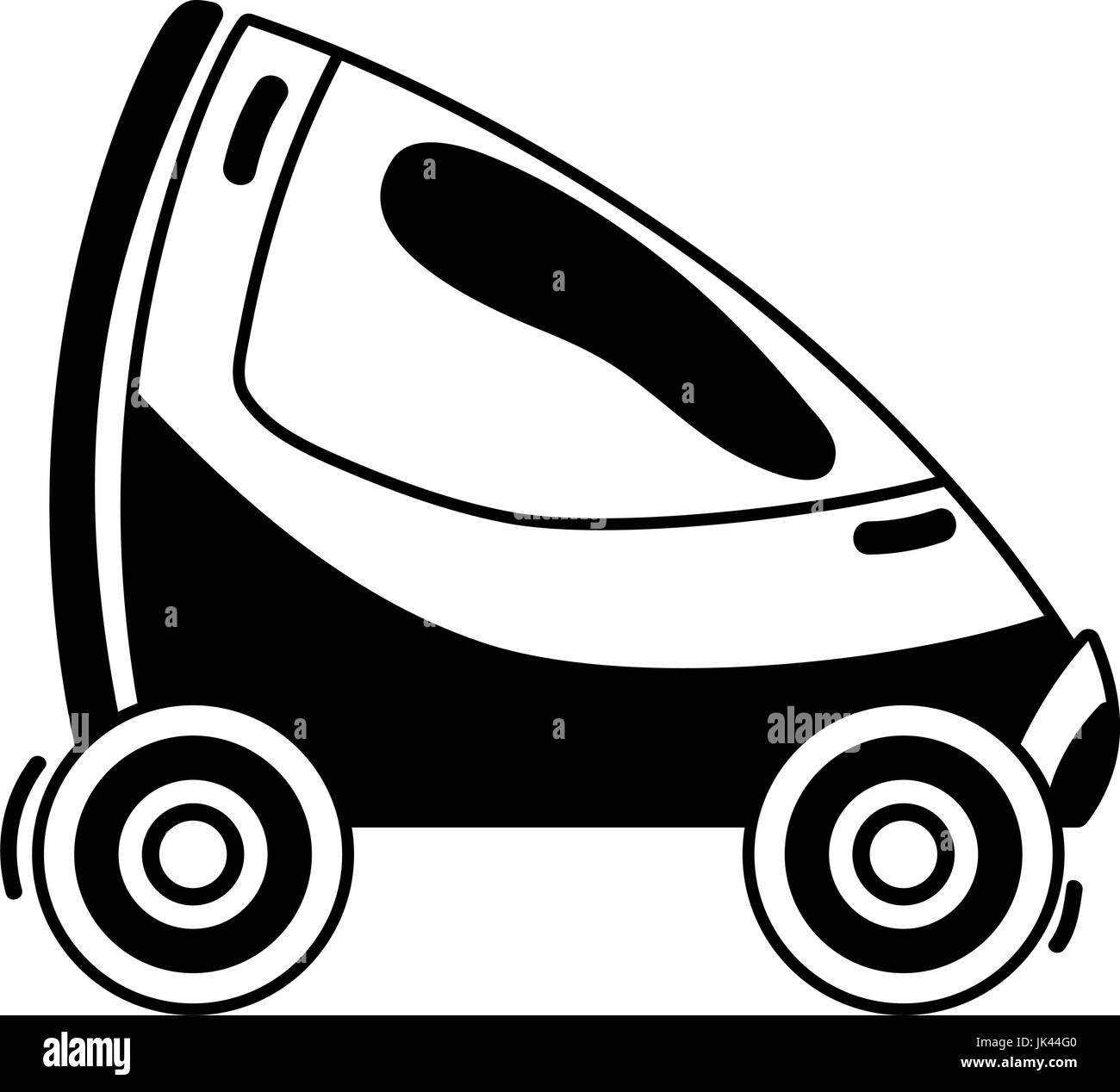 contour futuristic car with modern elements design Stock Vector Image ...