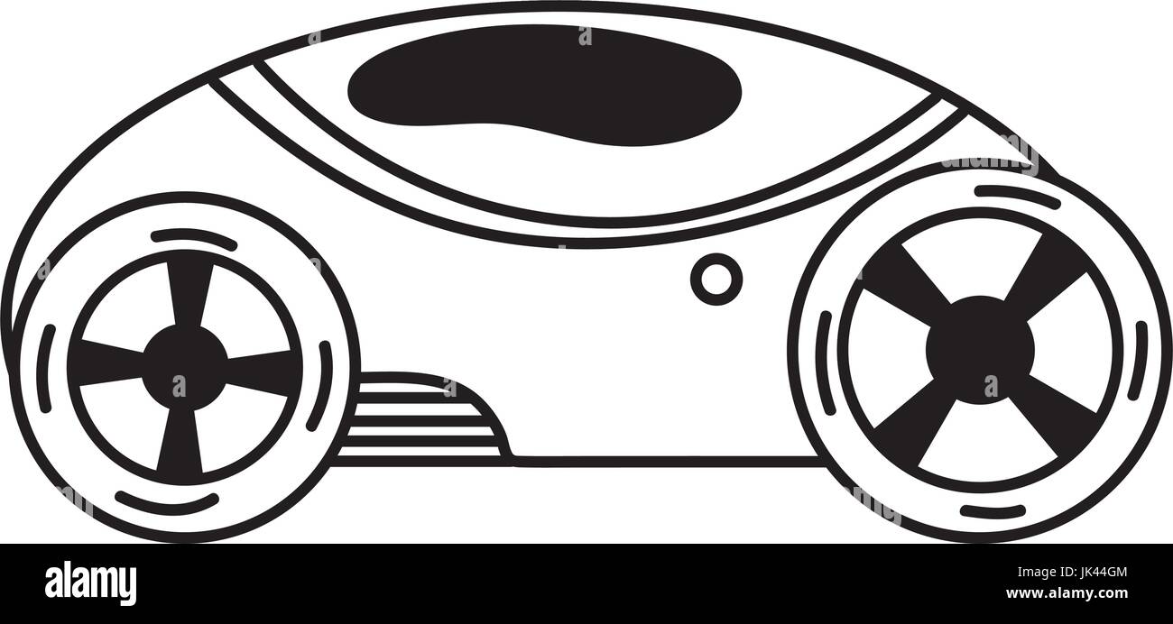 contour futuristic car with modern elements design Stock Vector Image ...