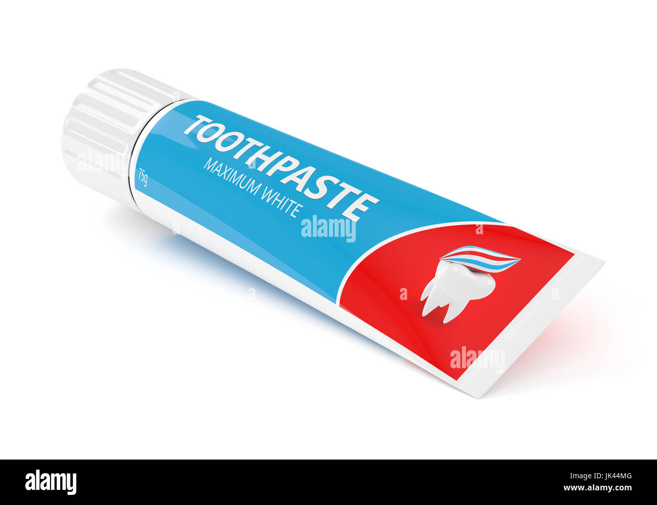 3d render of toothpaste isolated over white background Stock Photo - Alamy