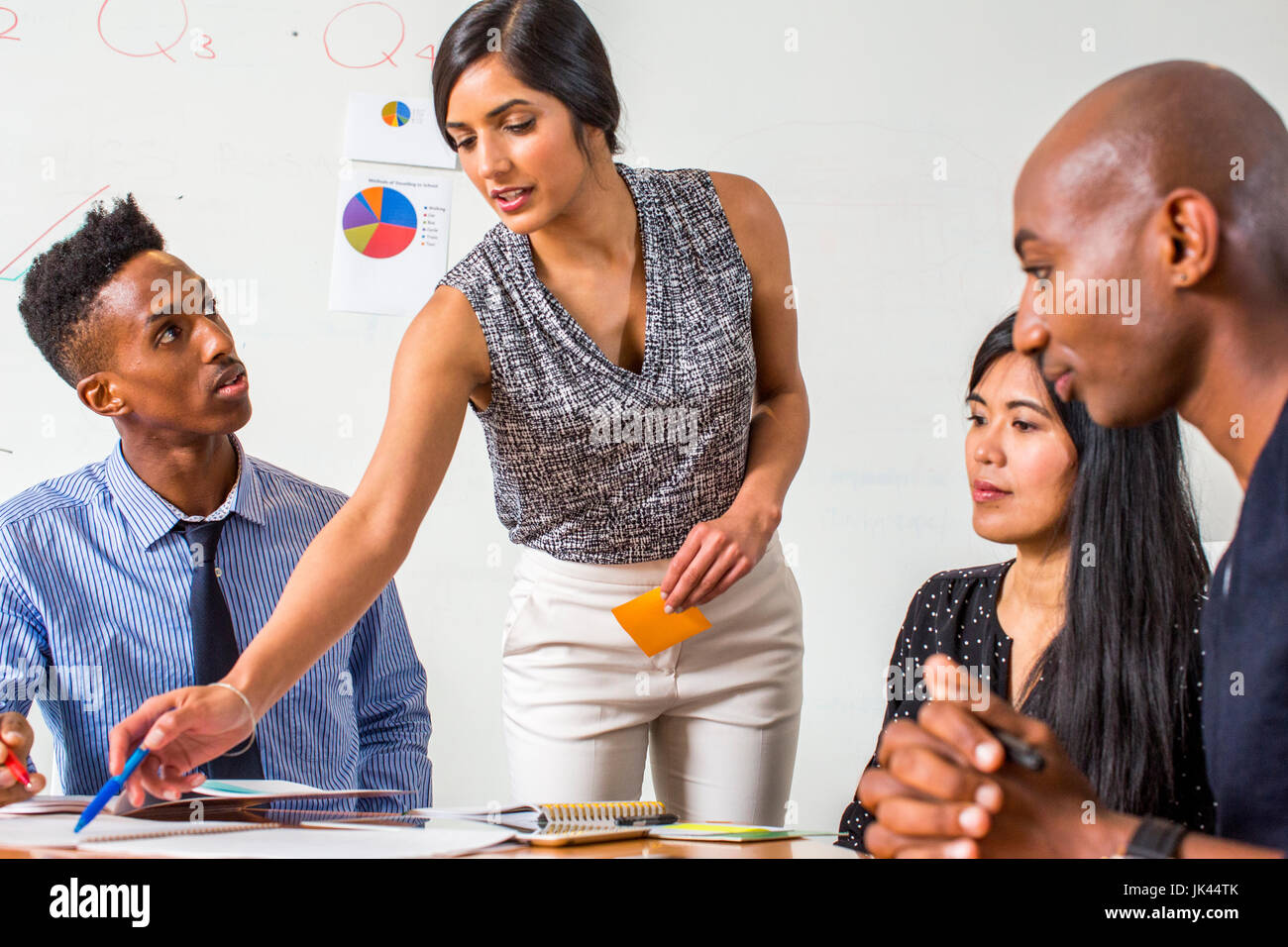 Woman business partner working hi-res stock photography and images - Alamy