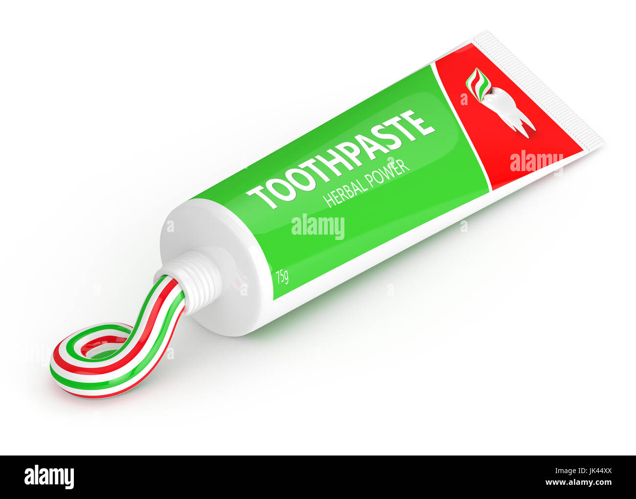 3d render of toothpaste isolated over white background Stock Photo - Alamy