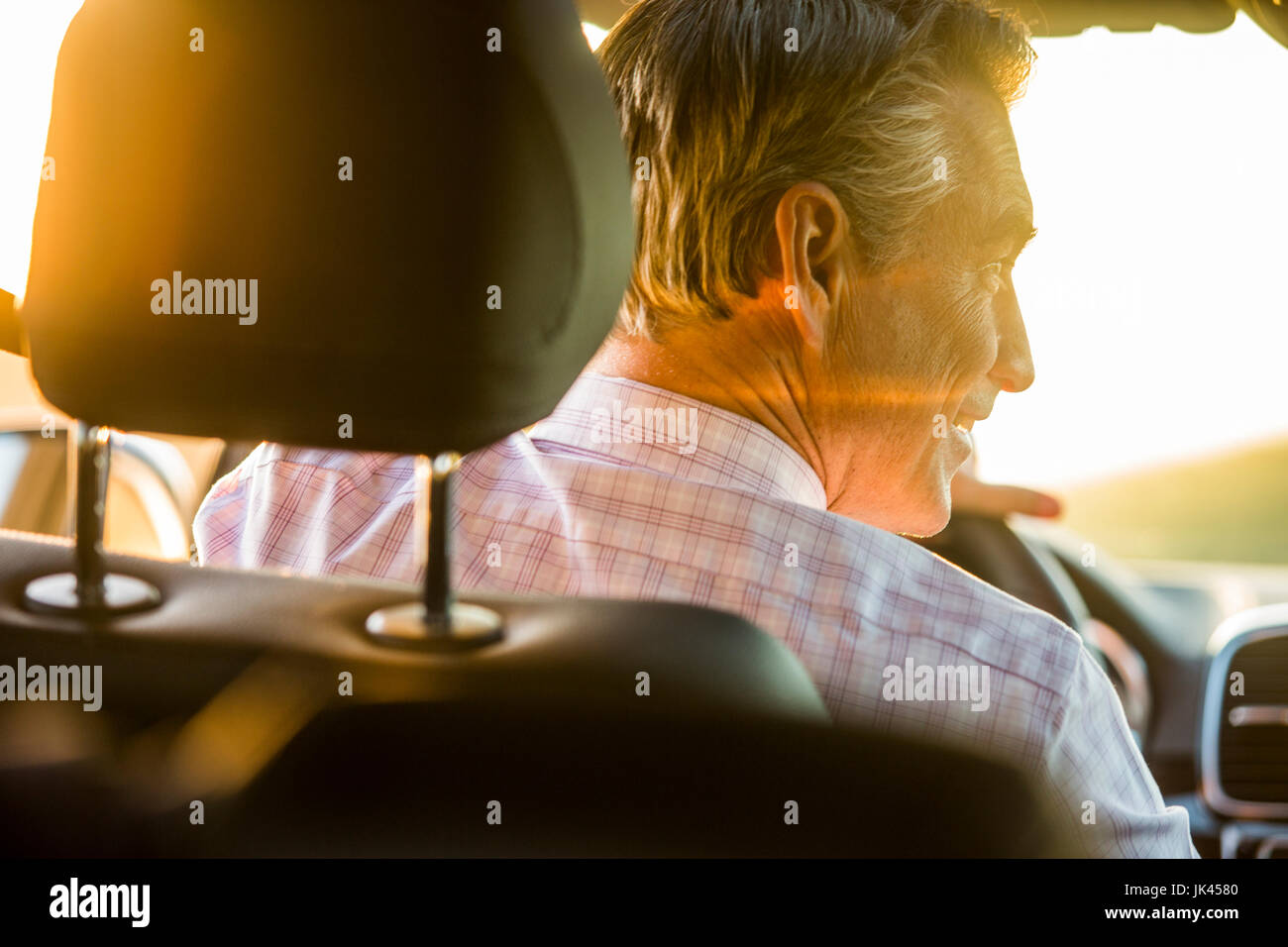 Man driving car hi-res stock photography and images - Alamy