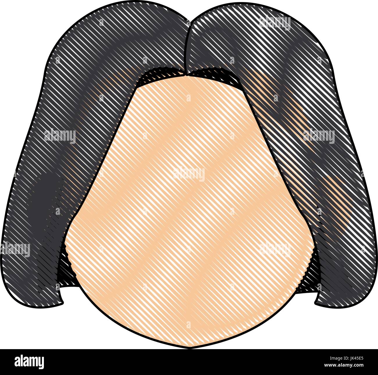 female head cartoon woman face image Stock Vector Image & Art - Alamy