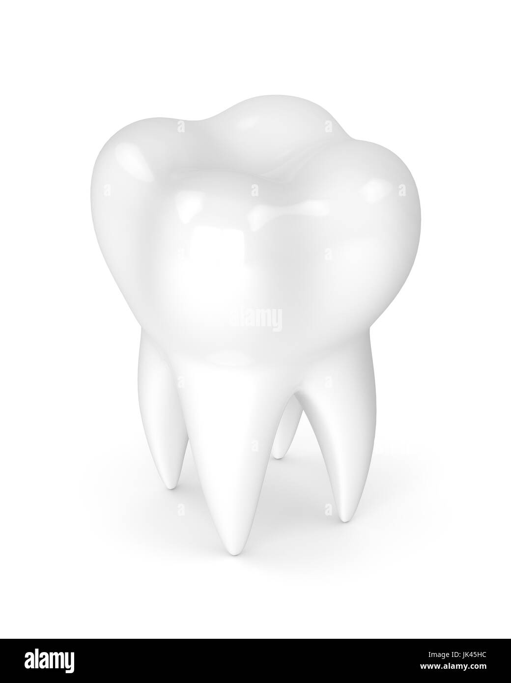 3d render of tooth isolated on white background Stock Photo - Alamy