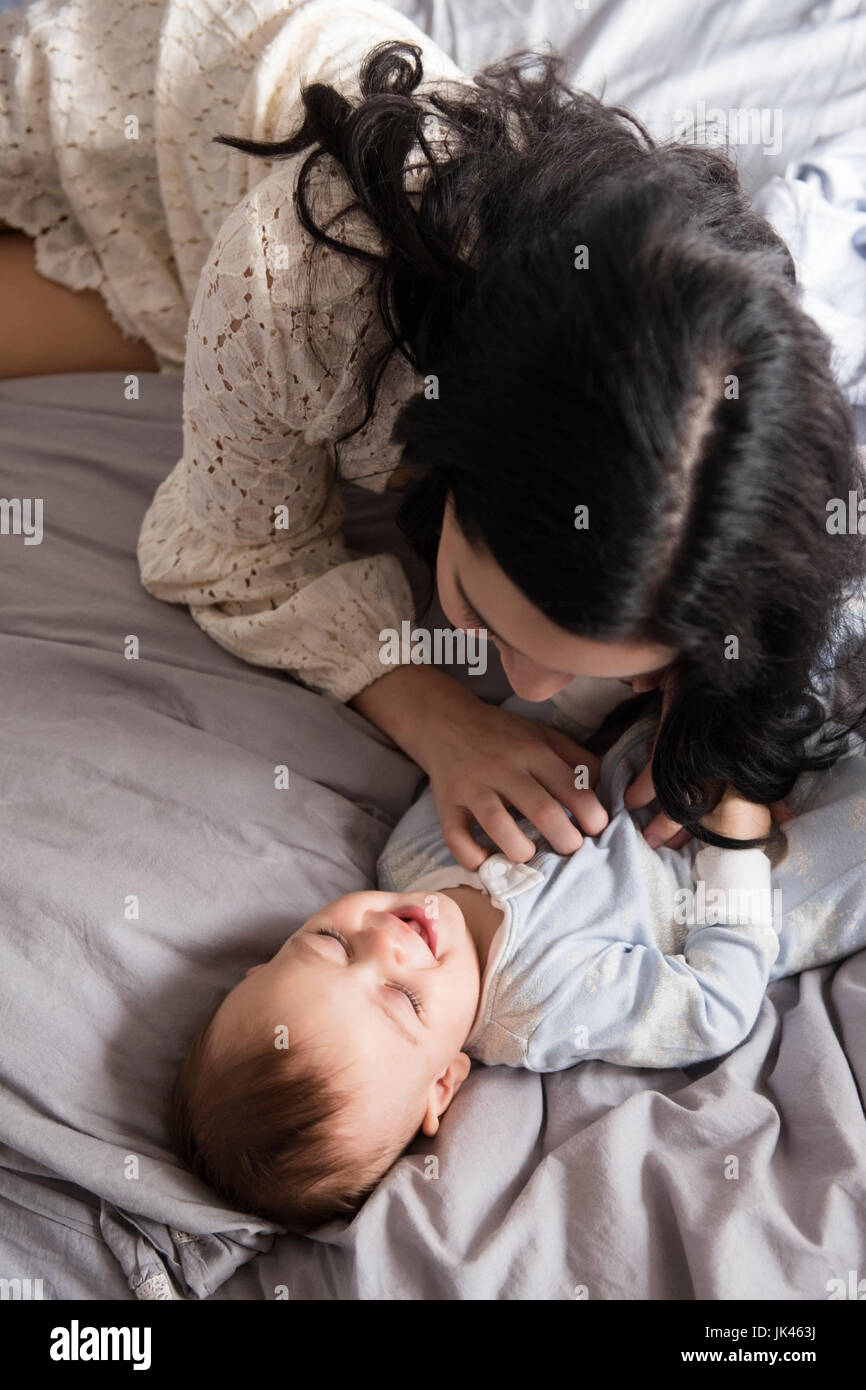 Tickling baby hi-res stock photography and images - Alamy