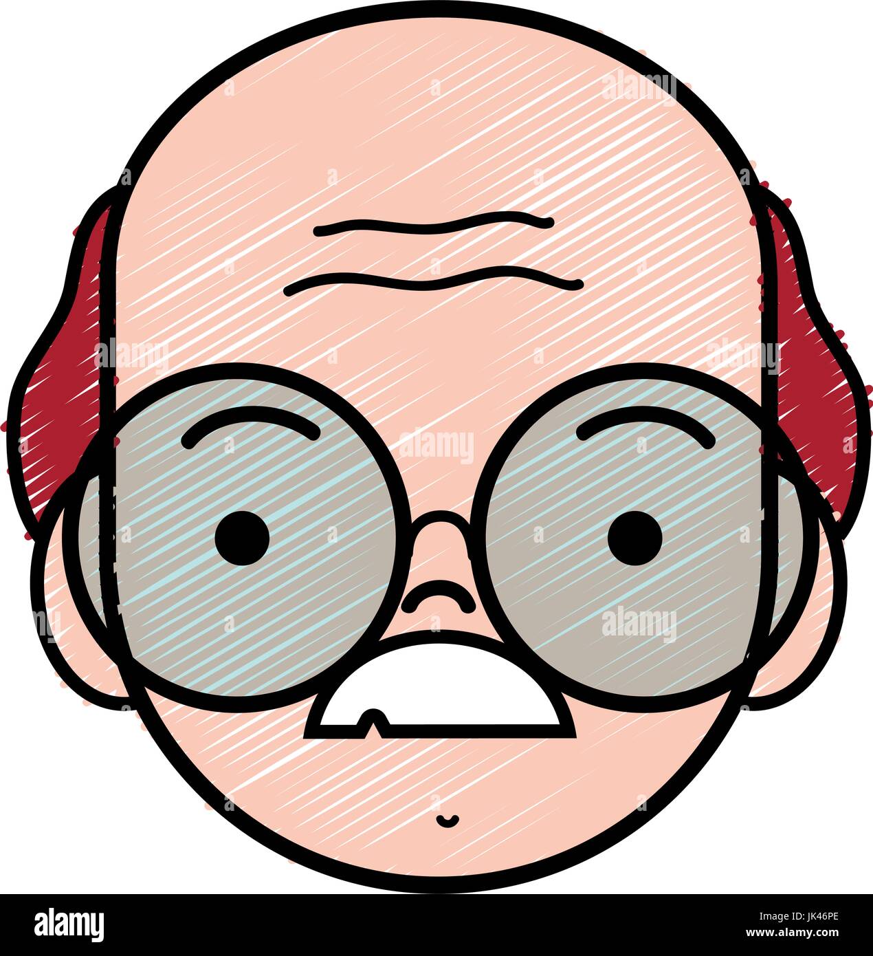 Adult senior male eyes Stock Vector Images - Alamy