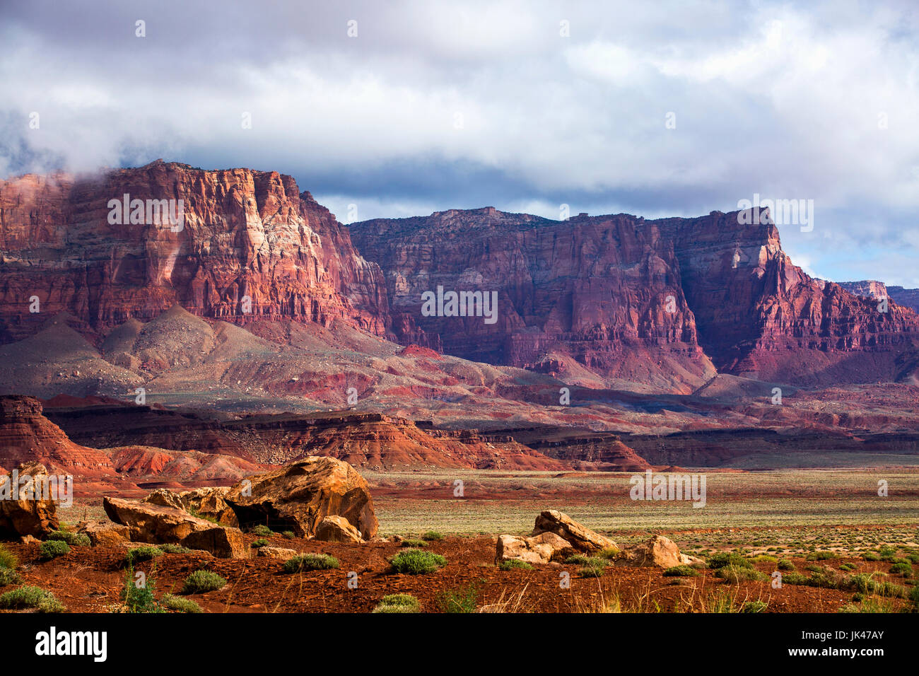 Scenic view of desert landscape Stock Photo - Alamy