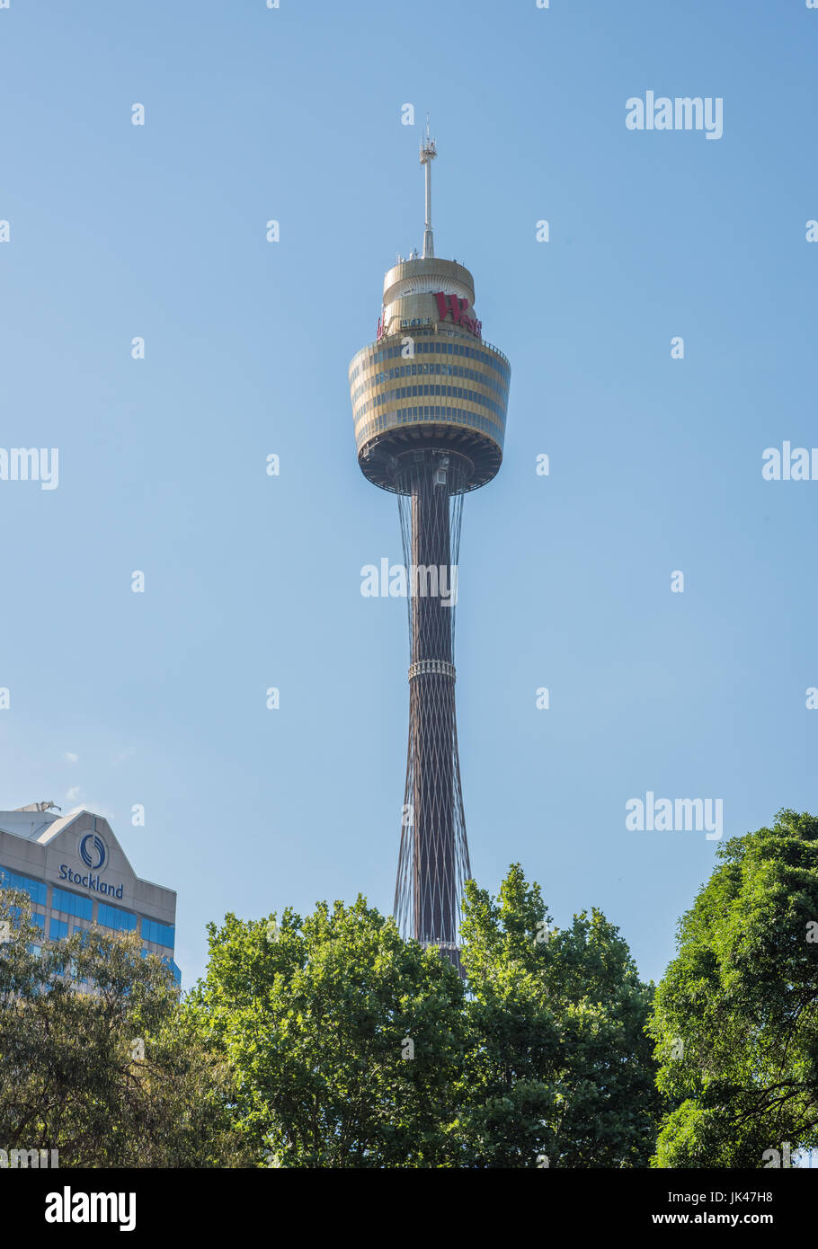 SYDNEY,WA,AUSTRALIA-NOVEMBER 18,2016: Sydney Centrepoint Tower Eye in ...