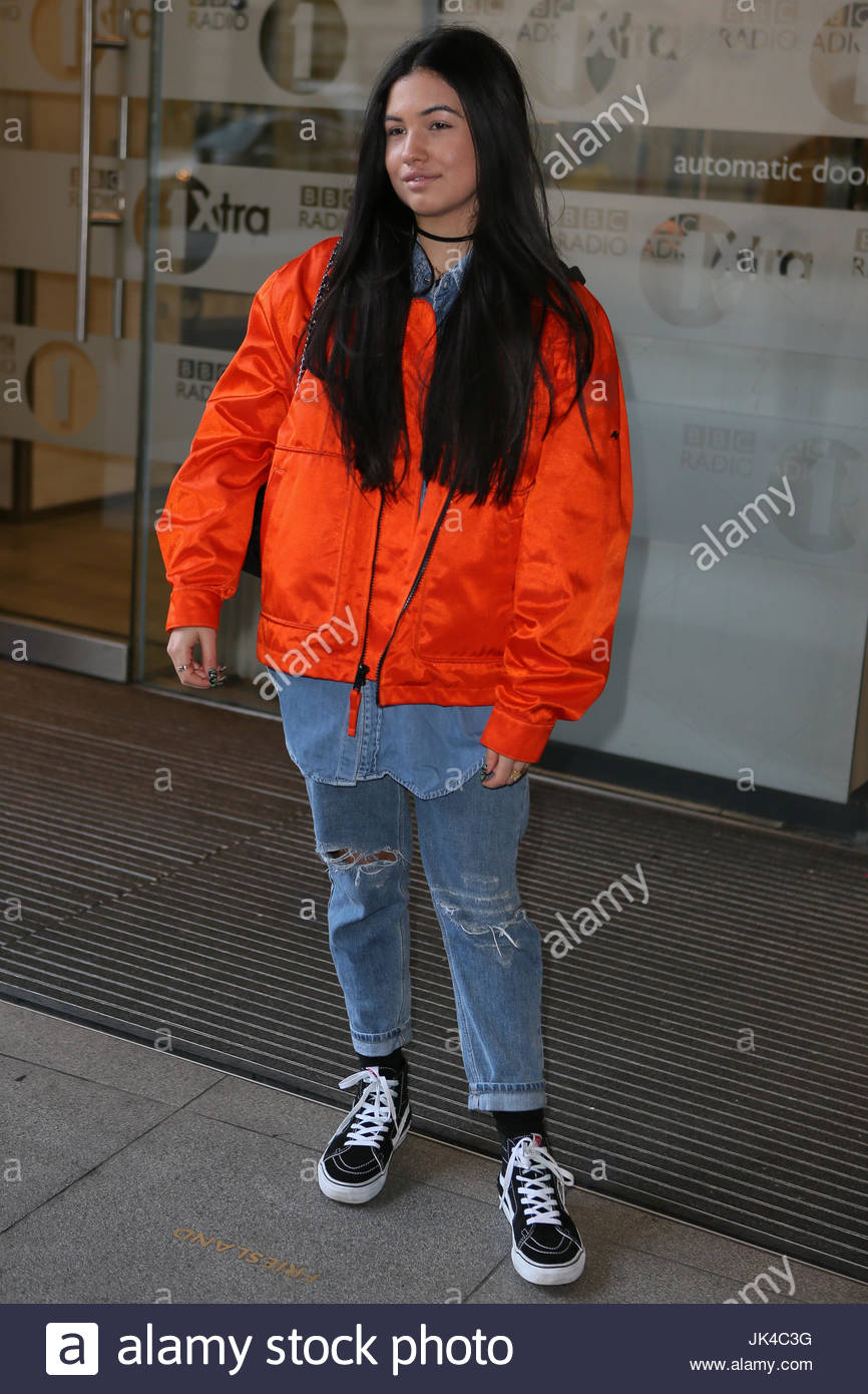 Mabel. Singer Mabel leaving BBC Radio One studios after performing on ...