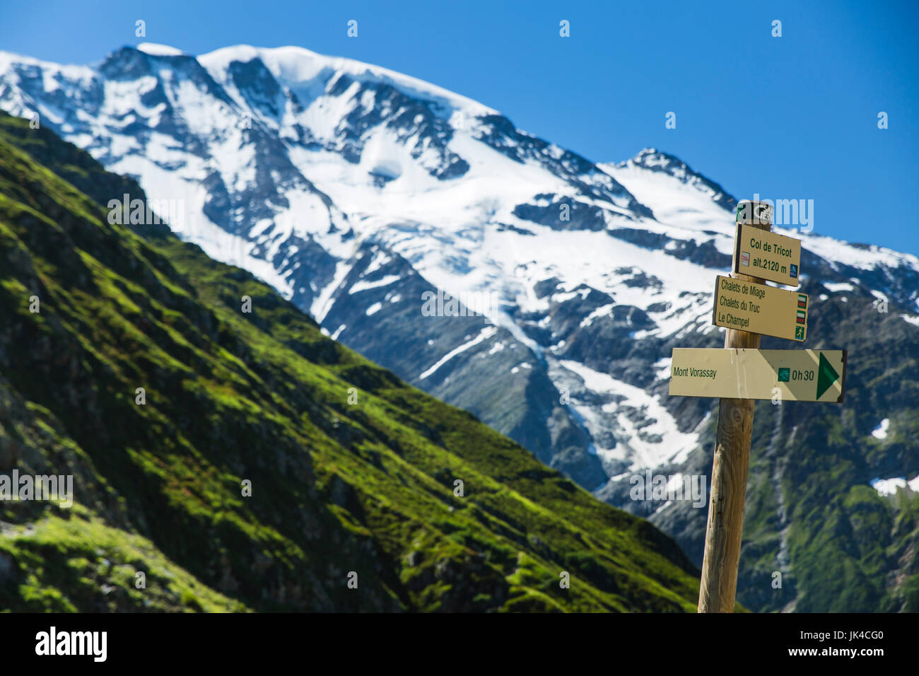 Bionnassay glacier hi-res stock photography and images - Alamy