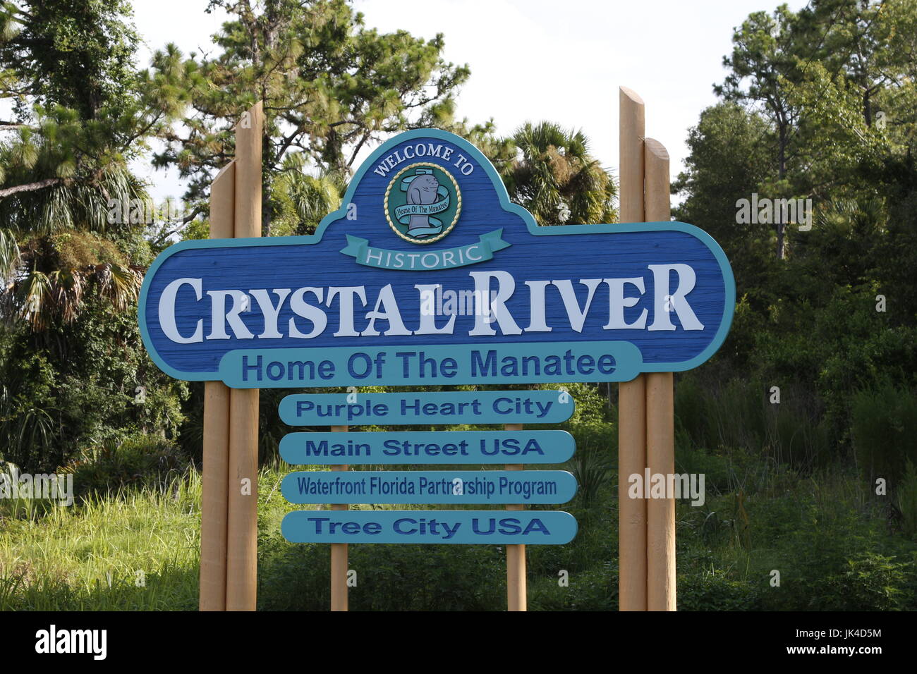 Welcome sign tourist florida hi-res stock photography and images - Alamy