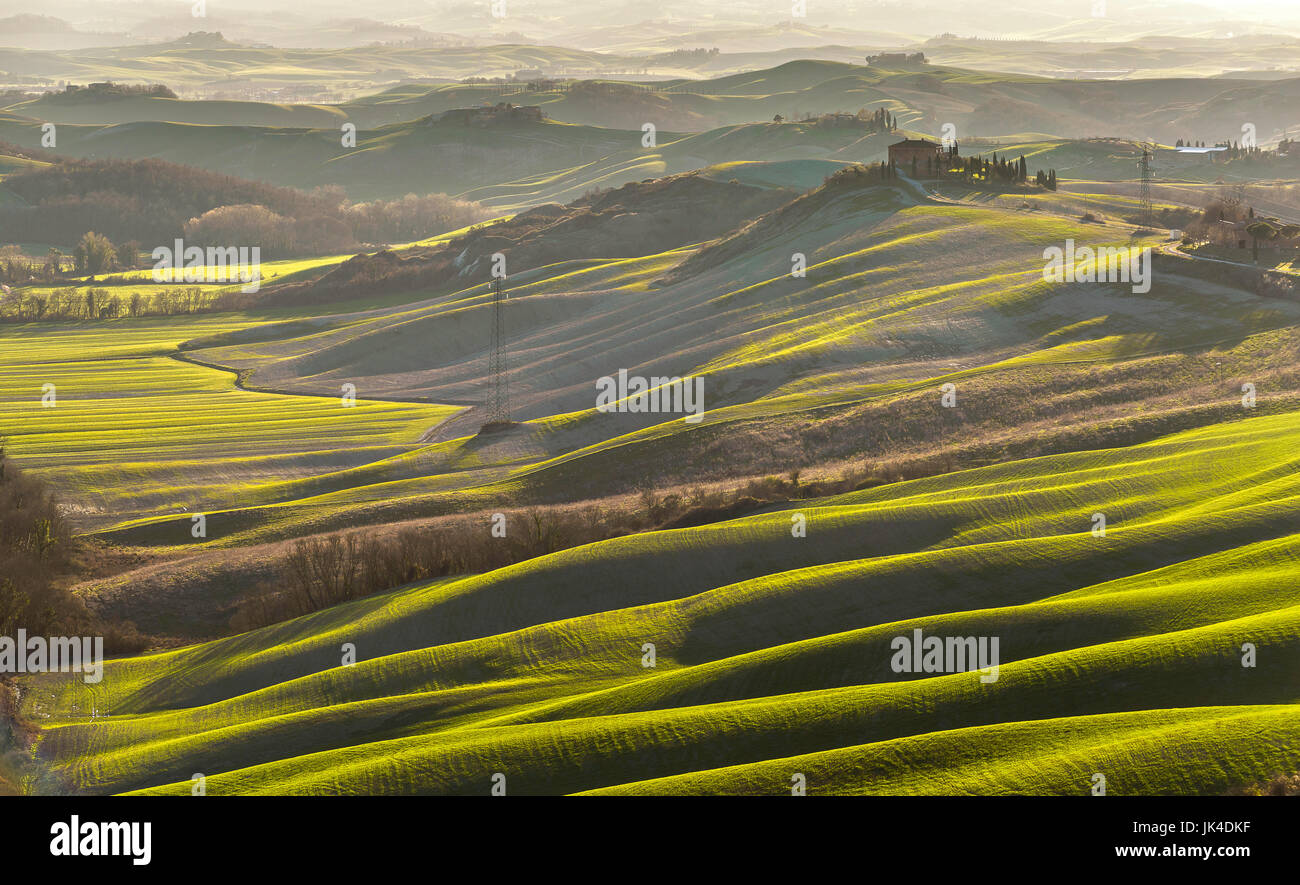 Siena hills landscapes Stock Photo - Alamy