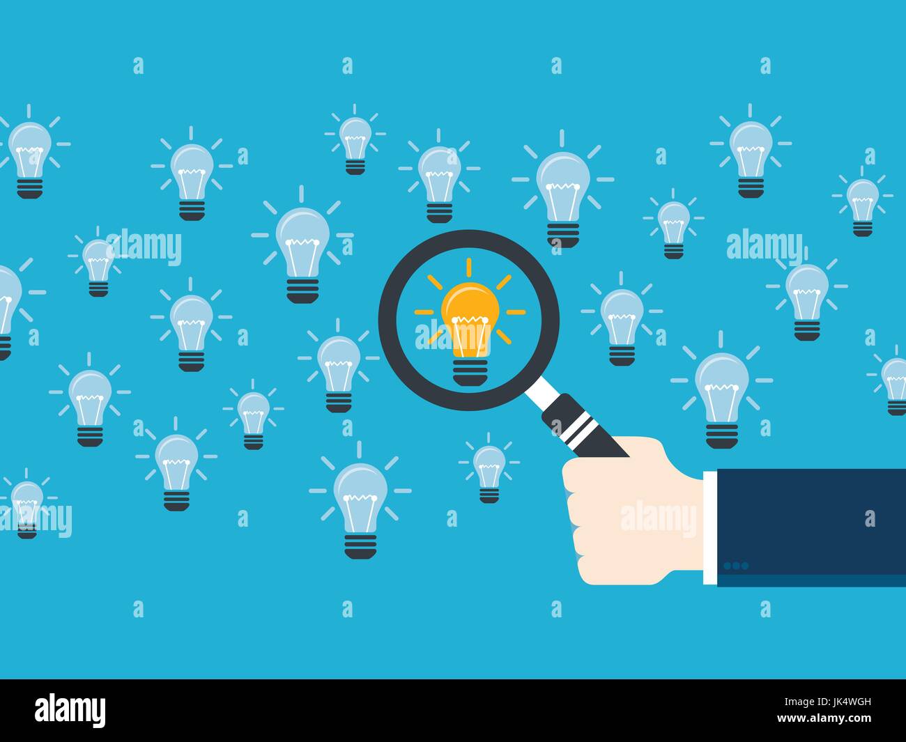 Light magnification Stock Vector Images - Alamy