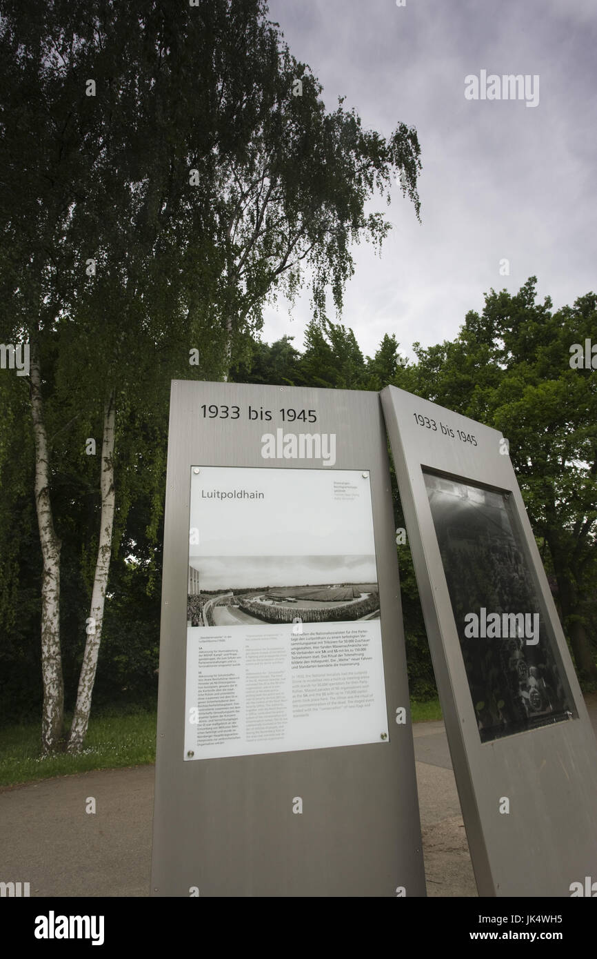 Germany, Bavaria, Nürnberg, Former Nazi Party Rally Grounds, historical ...