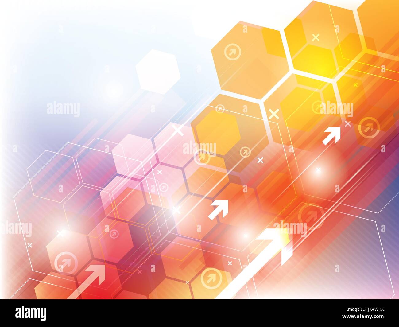 Abstract technology orange yellow background vector Stock Vector Image ...