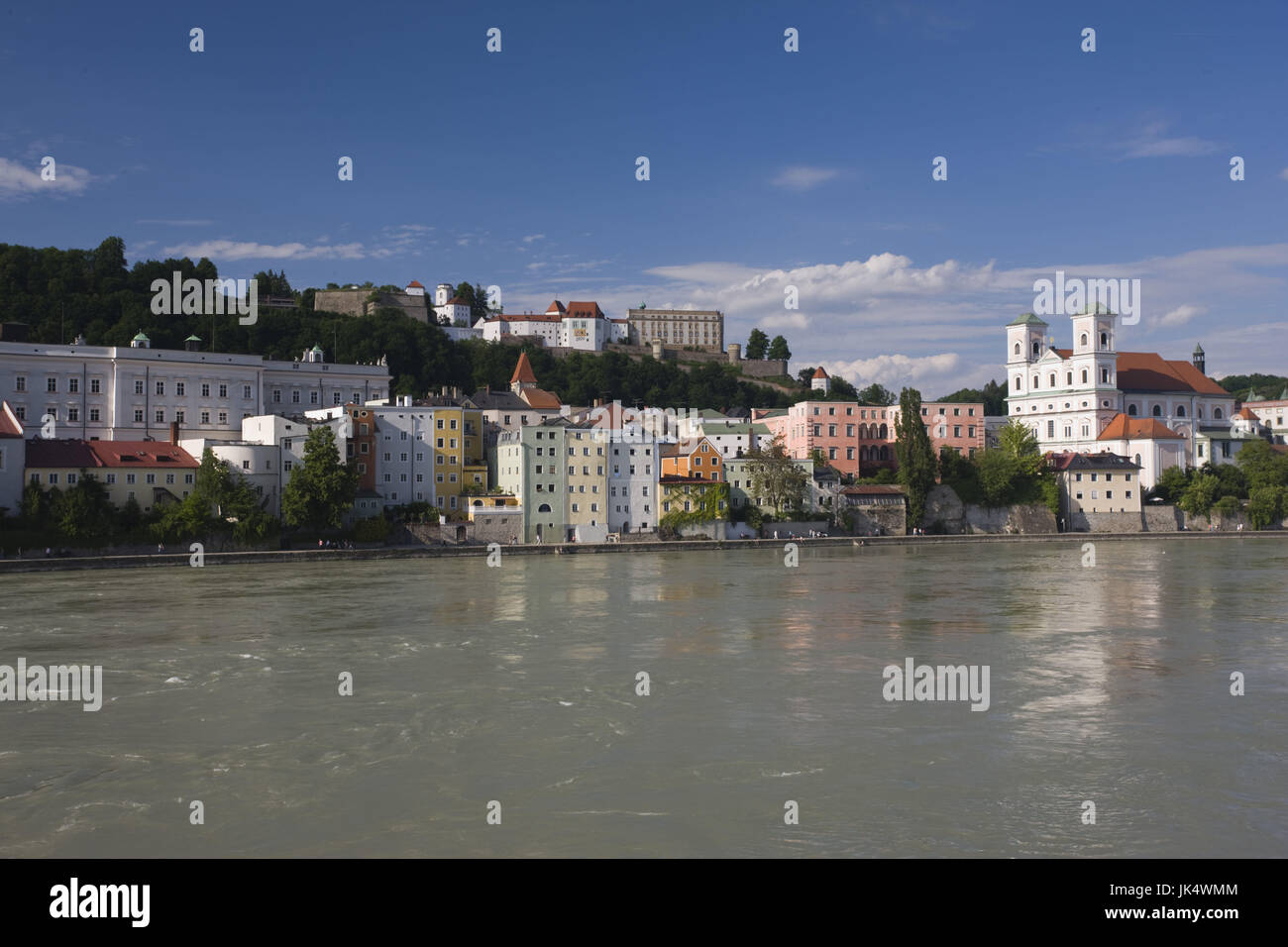 Inn river view from funferlsteg bridge hi-res stock photography and ...