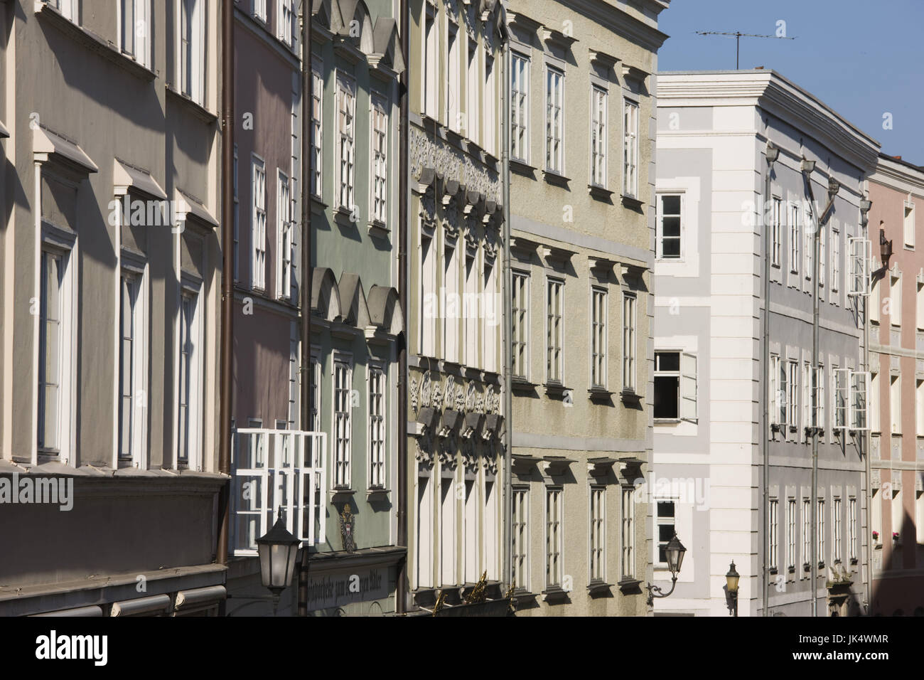 Germany, Bavaria, Passau, Residenz-platz square buildings Stock Photo ...