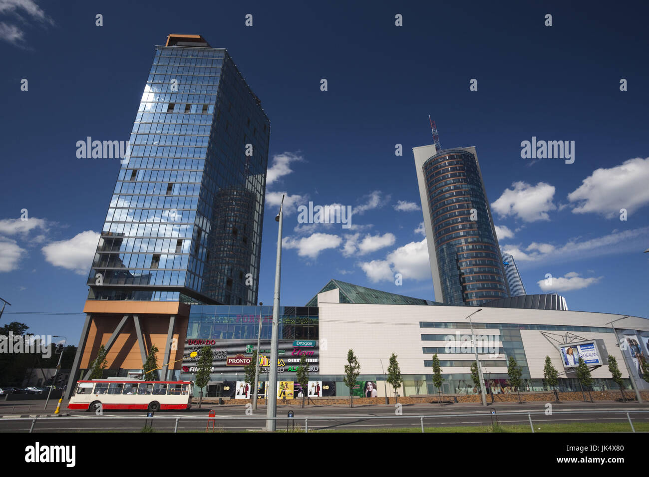 Lithuania, Vilnius, Snipiskes area highrise buildings Stock Photo - Alamy
