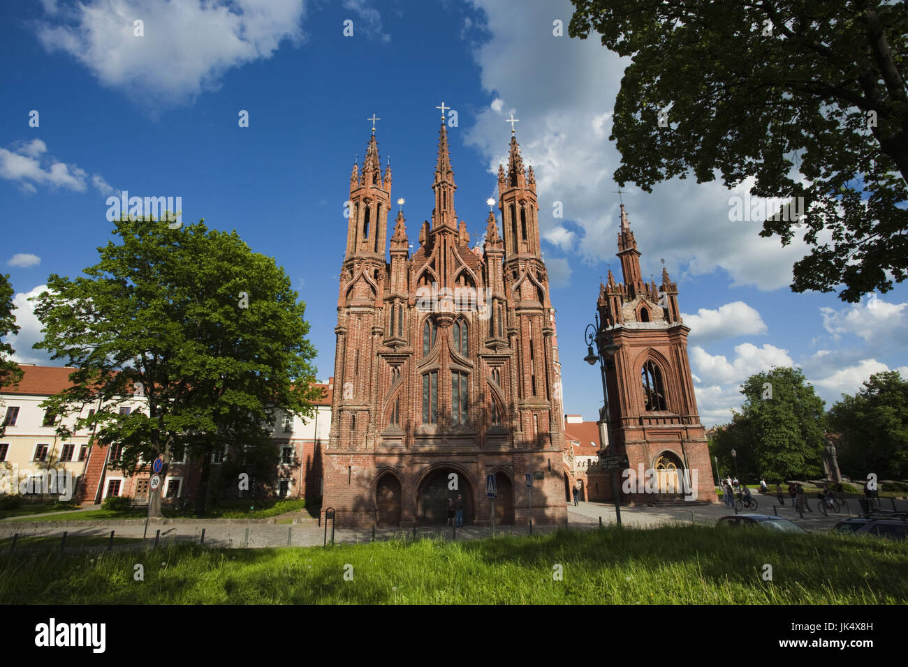 Lithuania, Vilnius, St. Anne and Bernardine Churche Stock Photo - Alamy