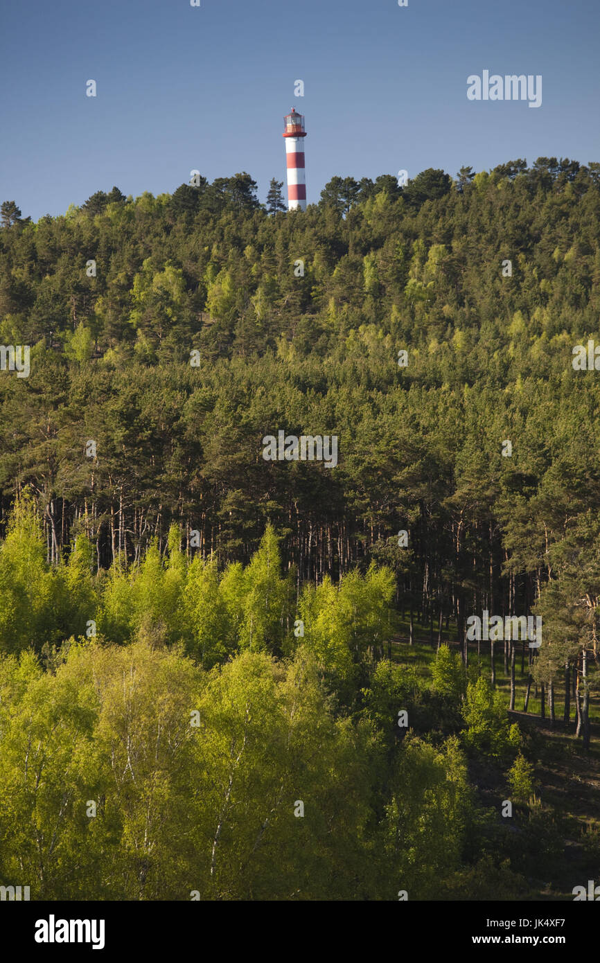 Lithuania, Western Lithuania, Curonian Spit, Nida, elevated town ...