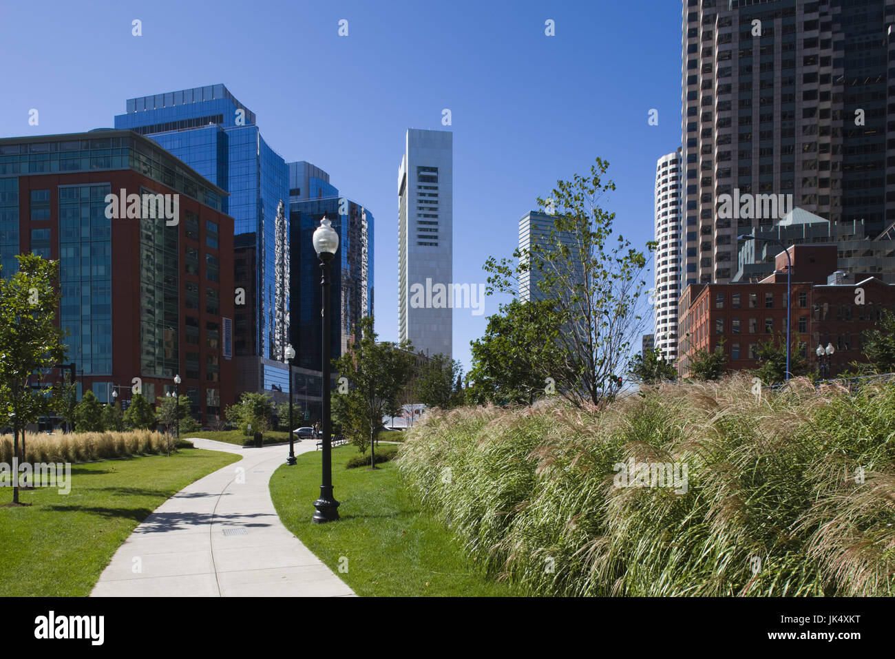 USA, Massachusetts, Boston, Atlantic Avenue Greenway Stock Photo - Alamy