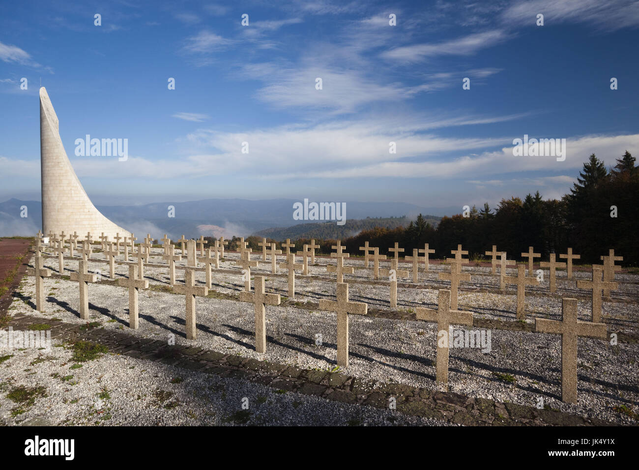 France, Bas-Rhin, Alsace Region, Natzwiller, Le Struthof former Nazi ...