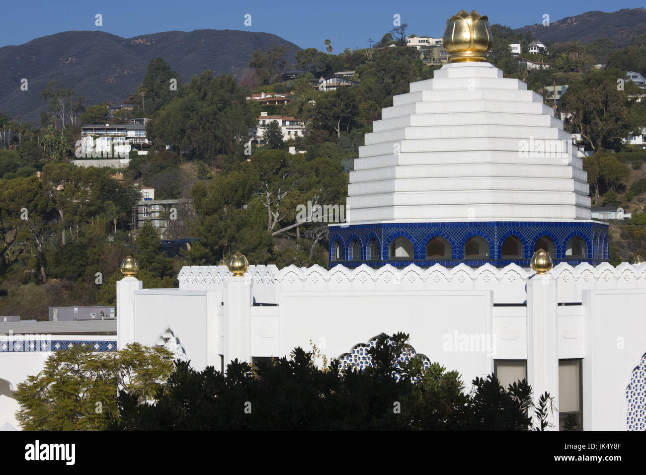 USA, California, Los Angeles, Pacific Palisades, Self Realization ...