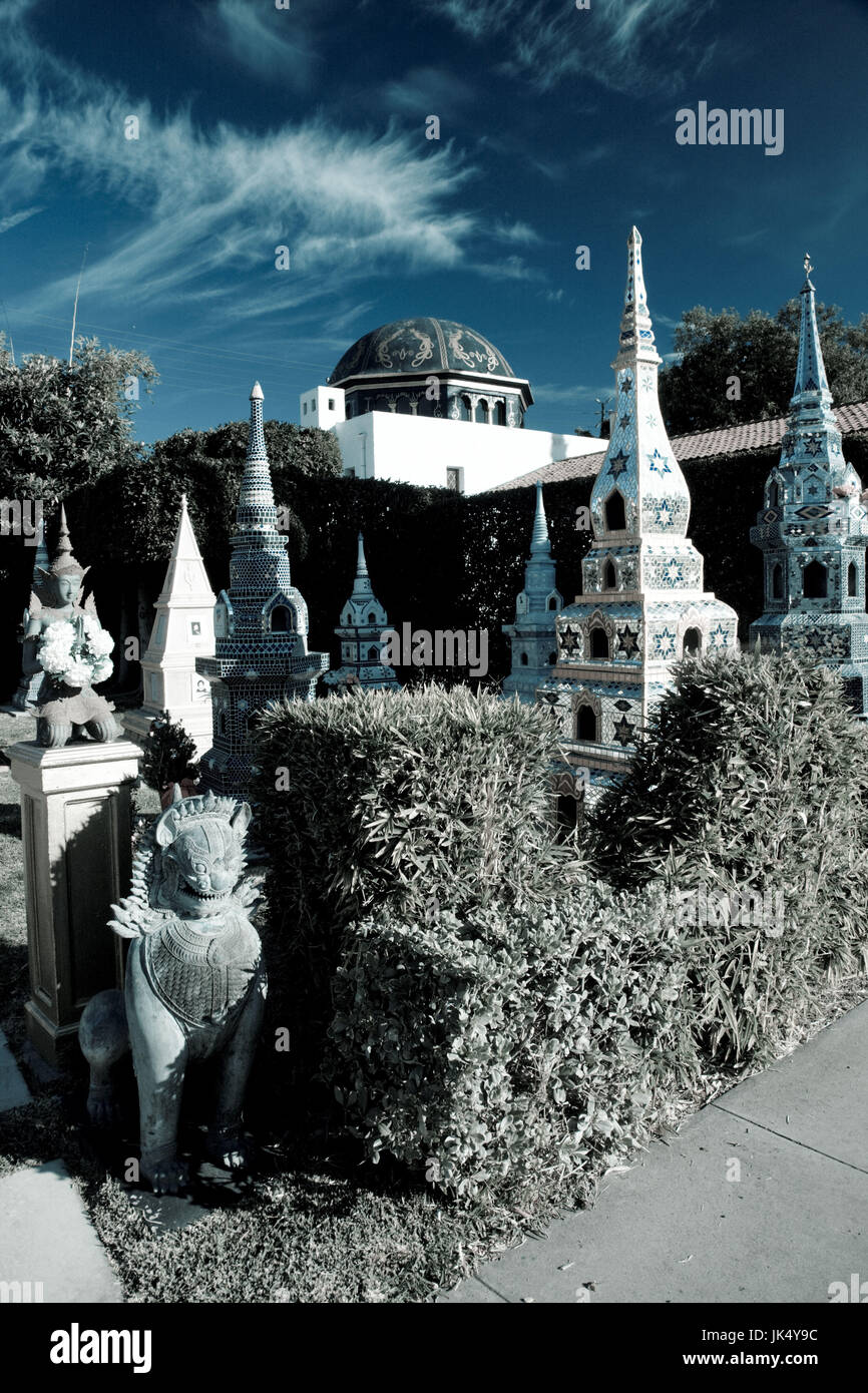 USA, California, Los Angeles, Hollywood, Hollywood Forever Cemetery ...