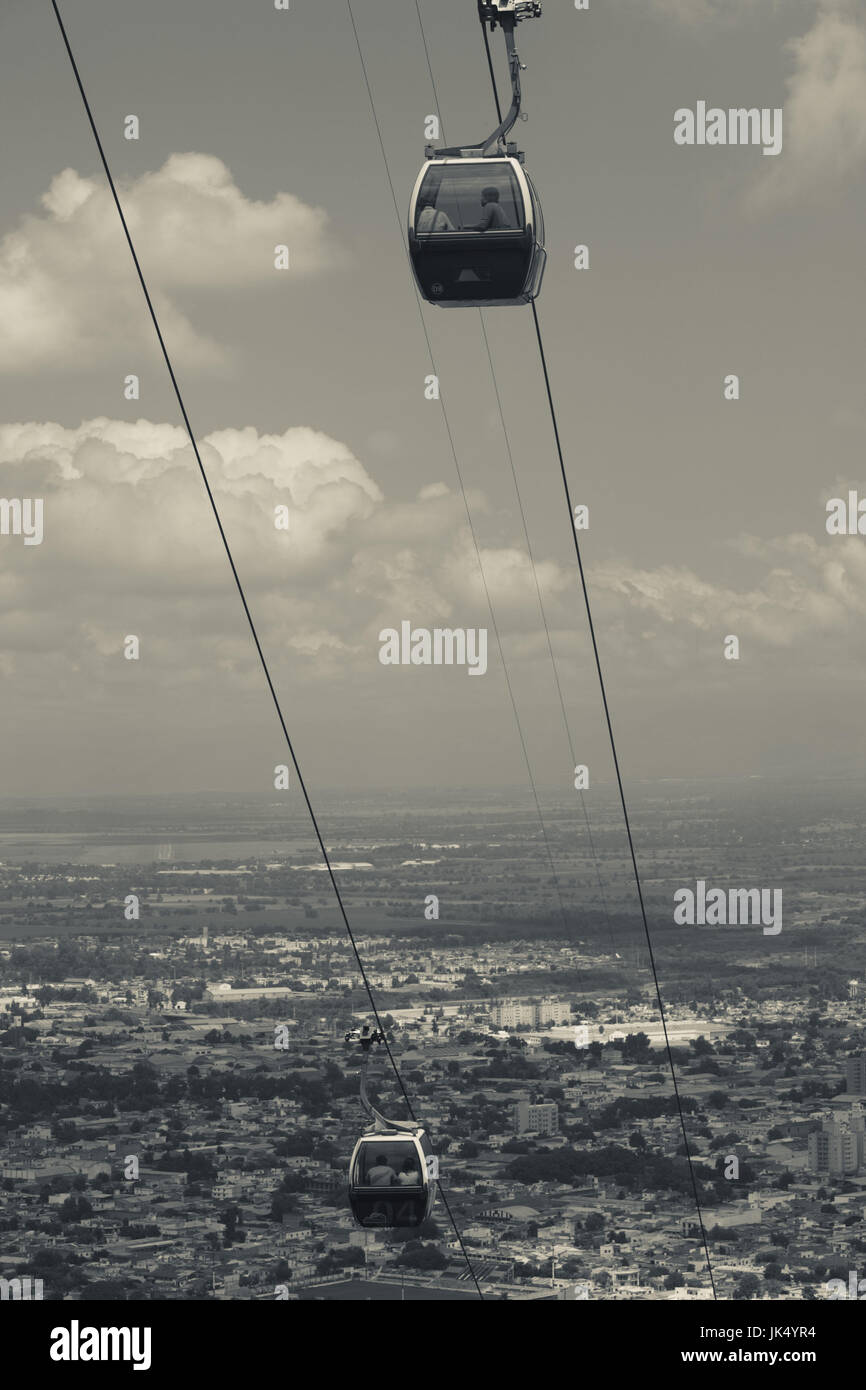 Argentina, Salta Province, Salta, view from Cerro San Bernardo ...