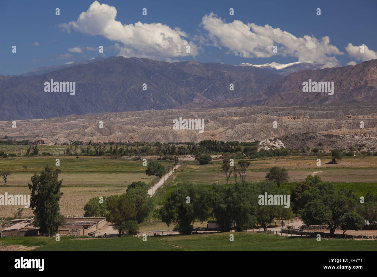 Argentina, Salta Province, Valles Calchaquies, El Carmen, landscape by ...