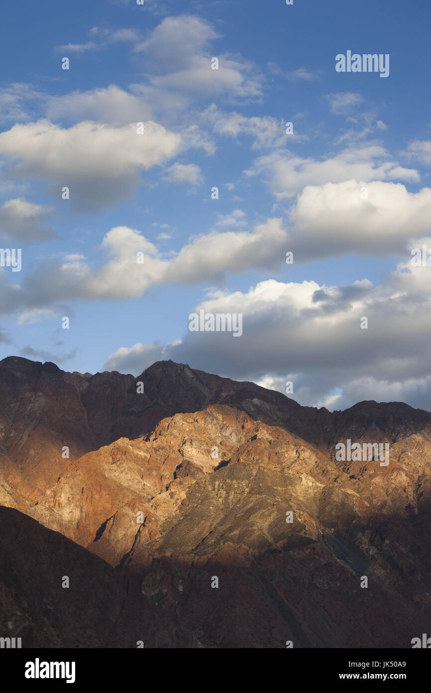 Argentina, Mendoza Province, Uspallata, mountain light in Rio Mendoza ...