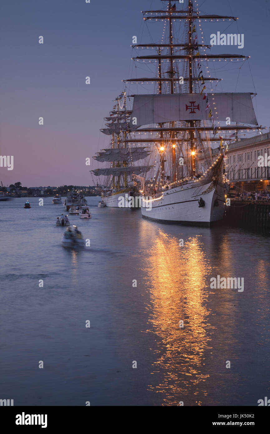 USA,Massachusetts, Boston, Sail Boston Tall Ships Festival, tall ships ...
