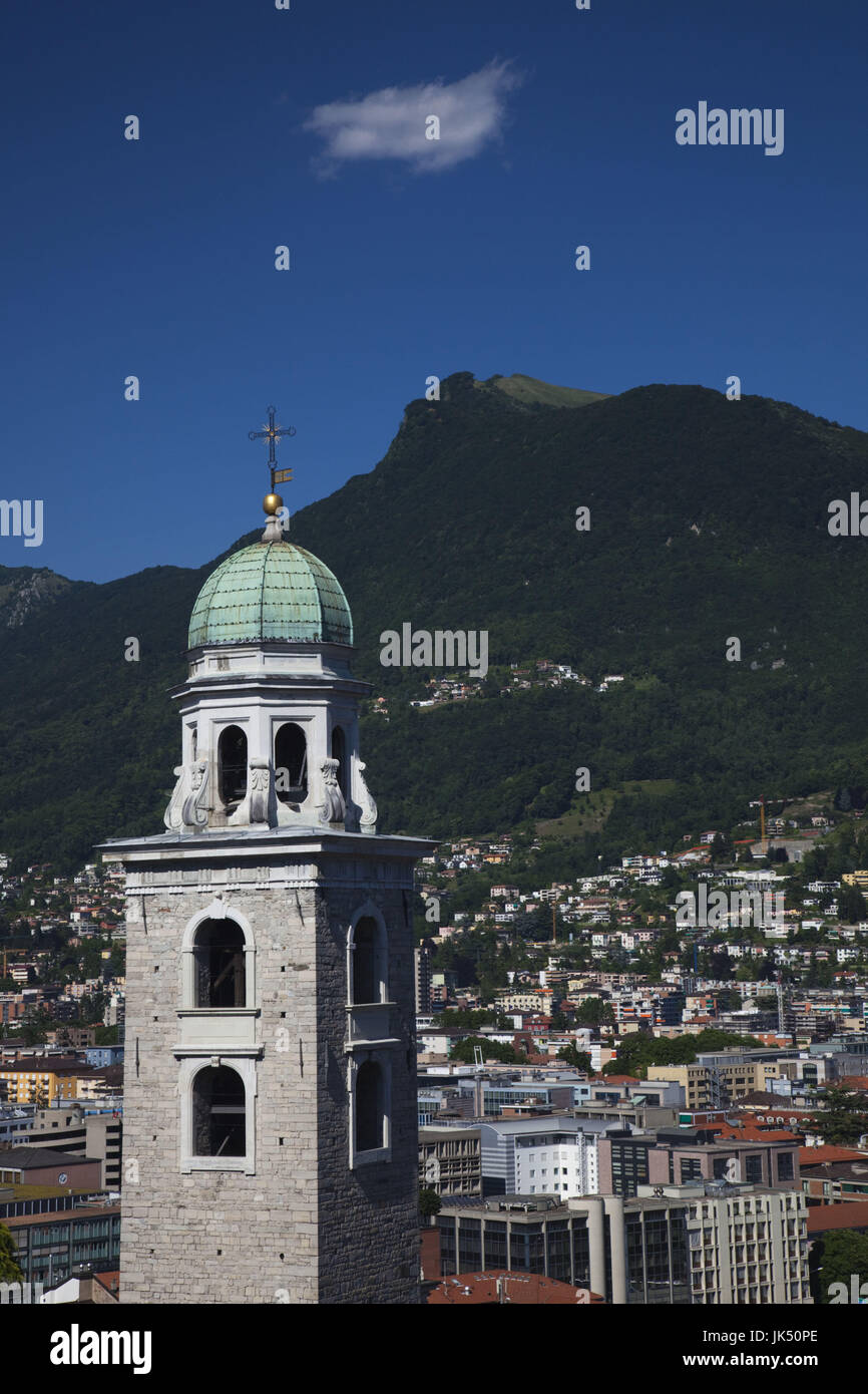 Switzerland, Ticino, Lake Lugano, Lugano, Catedrale San Lorenzo ...