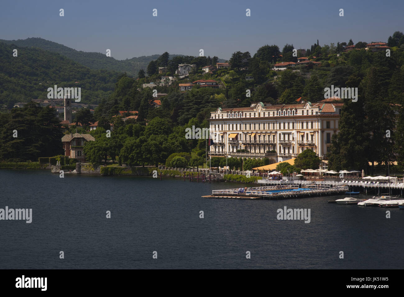 Italy, Lombardy, Lakes Region, Lake Como, Cernobbio, Grand Hotel Villa ...