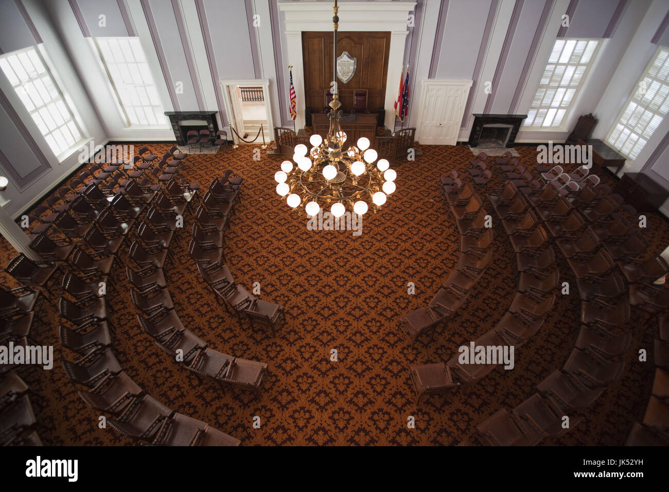 USA, Alabama, Montgomery, Alabama State Capitol, b. 1851, legislative ...