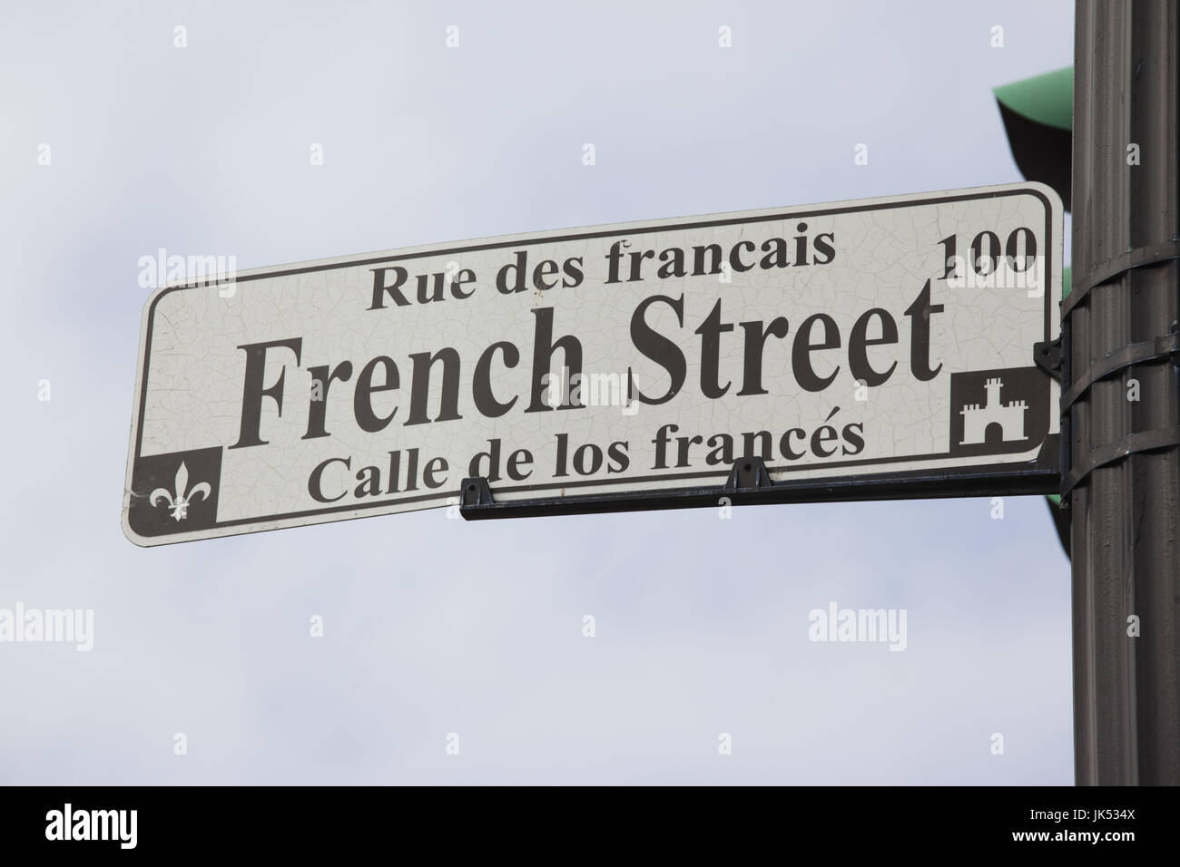 French english sign hi-res stock photography and images - Alamy