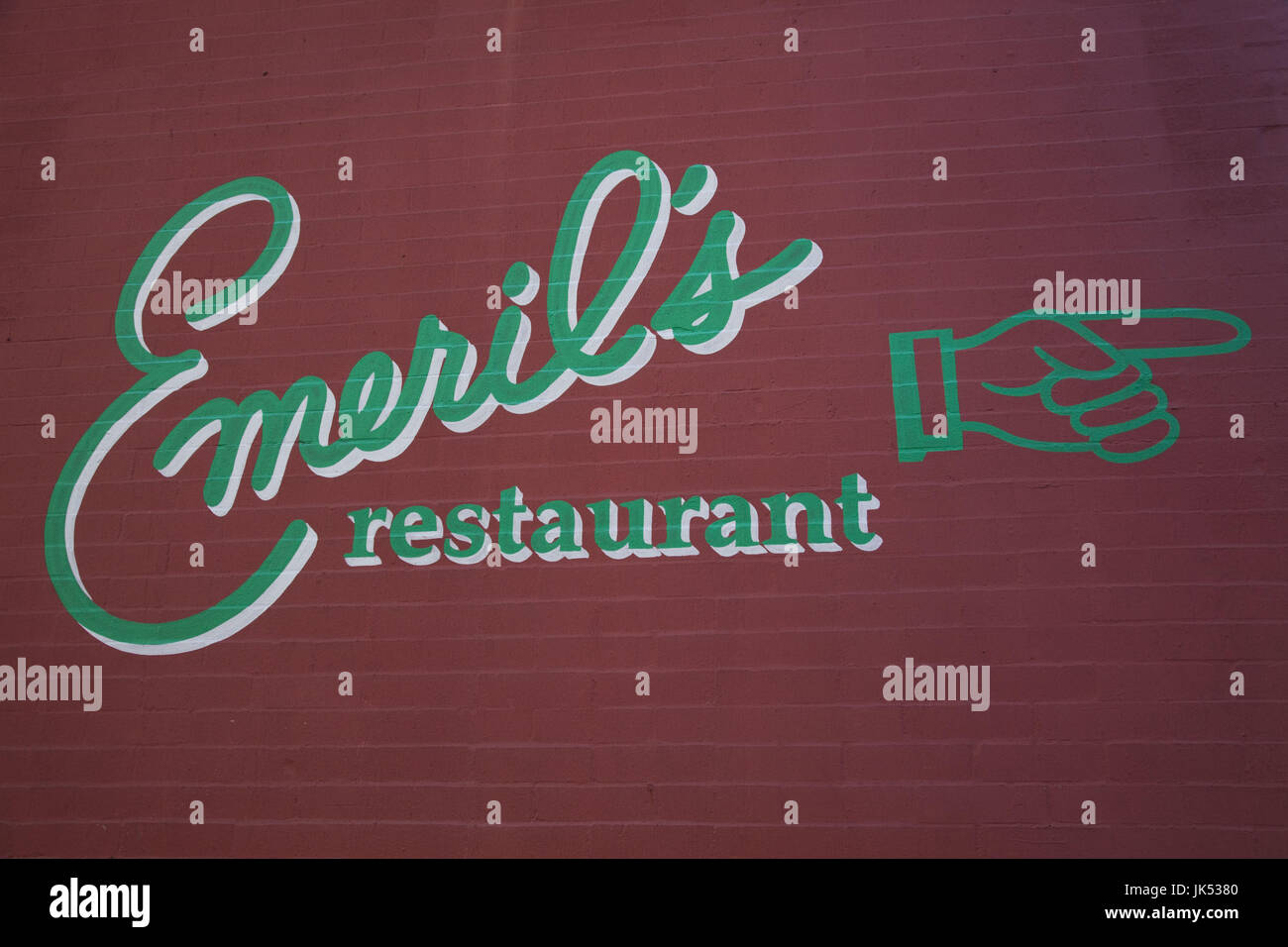 Sign for emerils restaurant hi-res stock photography and images - Alamy