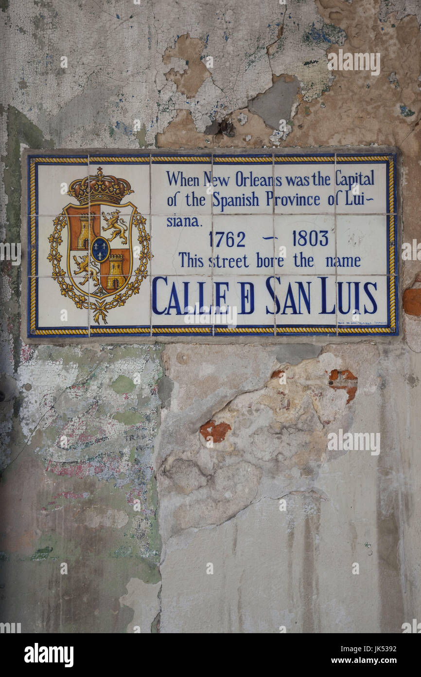Spanish Signs In New Orleans