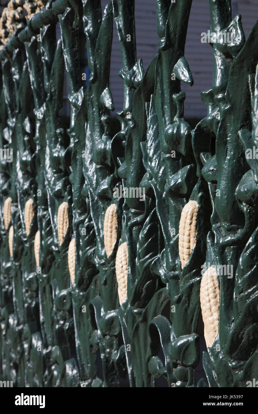 USA, Louisiana, New Orleans, French Quarter, Cornstalk Hotel, cornstalk ...