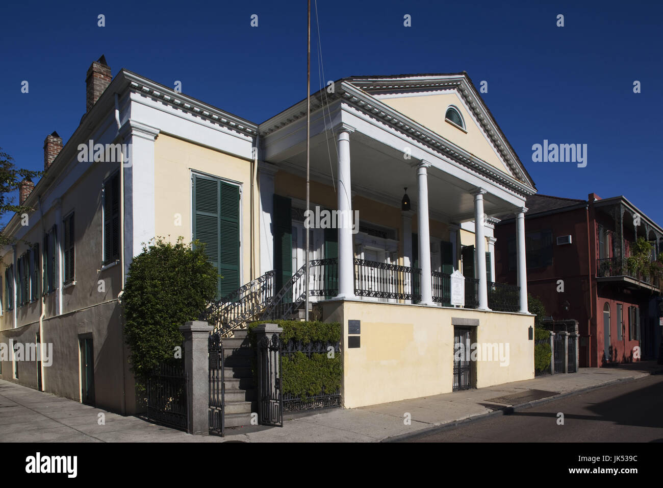 USA, Louisiana, New Orleans, French Quarter, Beauregard-Keyes House ...