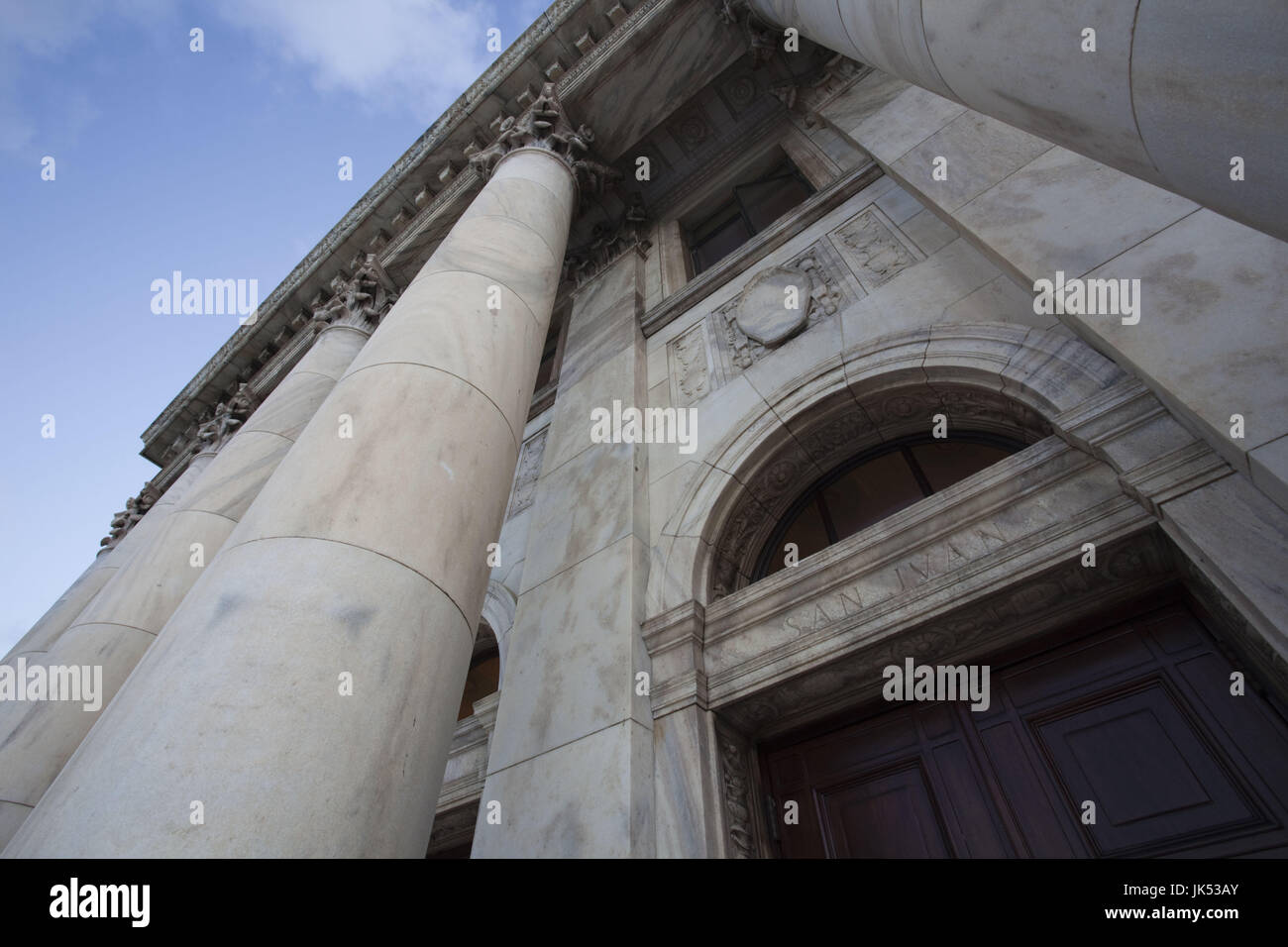 Puerto Rico, San Juan, El Capitolio, Government Capitol building, dawn ...